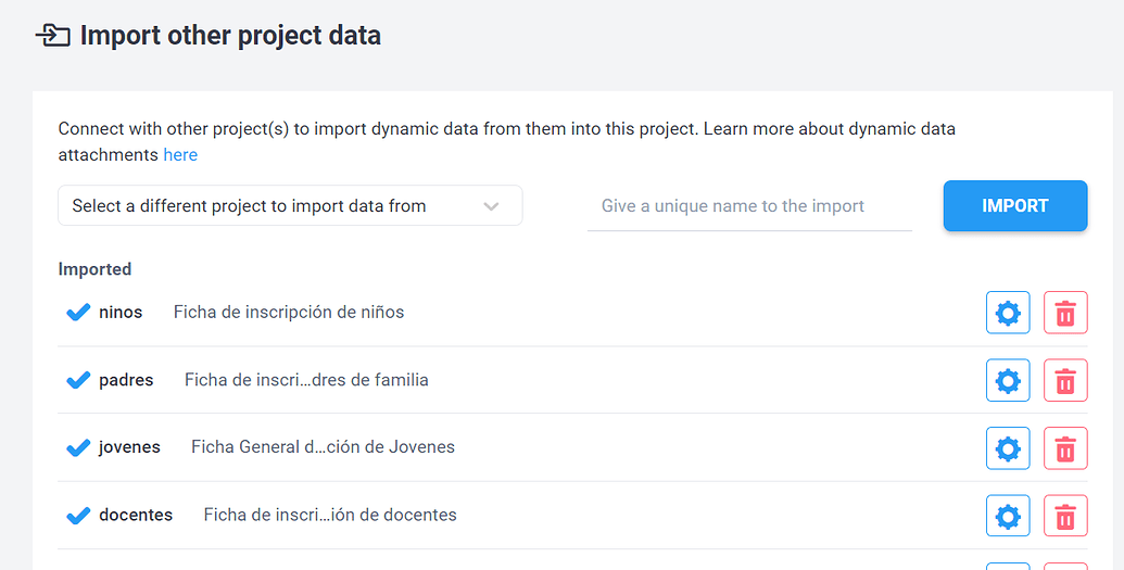 Connect two projects - Form Building - KoboToolbox Community Forum