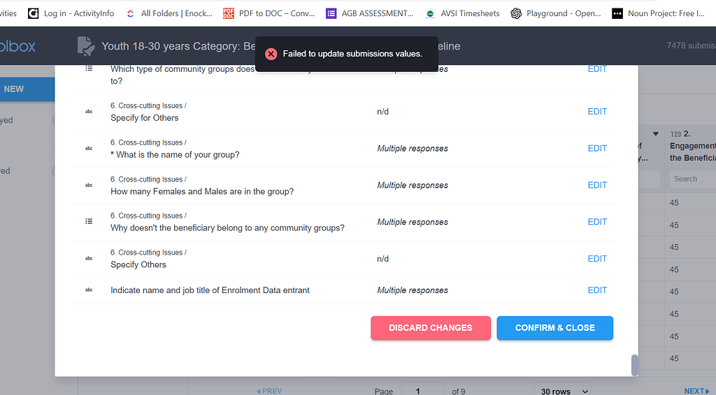 Multiple editing of records - Data Management - KoboToolbox Community Forum