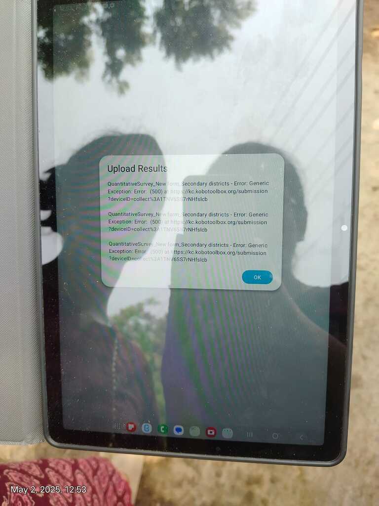 Error while form submission from KoboCollect Android App to the server - Data Collection ...
