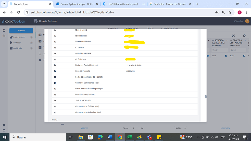 Issue with Viewing Completed Forms - Data Management - KoboToolbox Community Forum