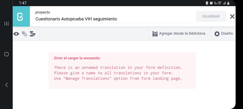 Error loading form data after saved as draft - Data Collection - KoboToolbox Community Forum