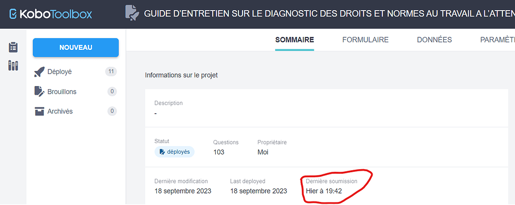 Kobocollect soumissions issues - Data Collection - KoboToolbox Community Forum