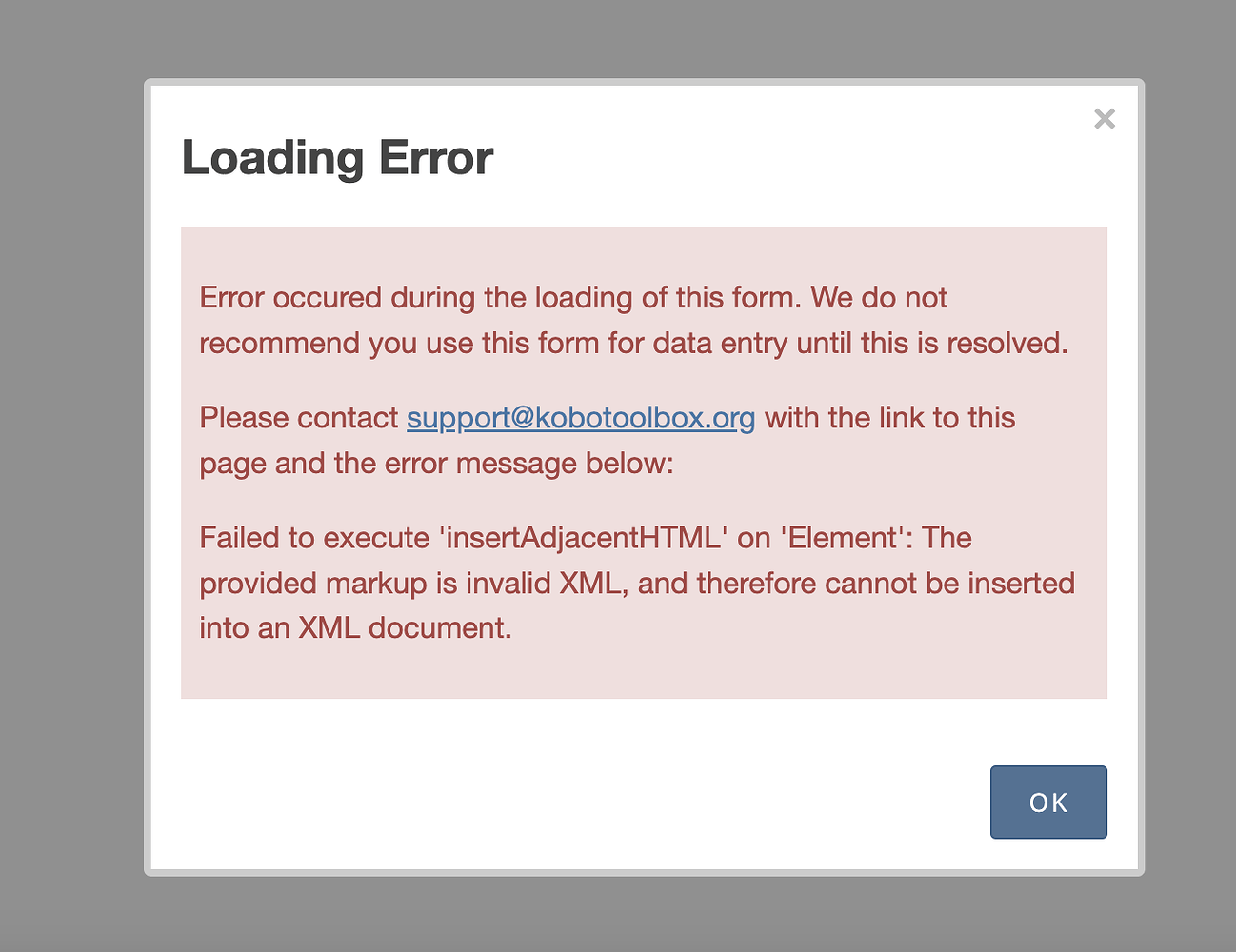Forms no longer working - Data Collection - KoboToolbox Community Forum