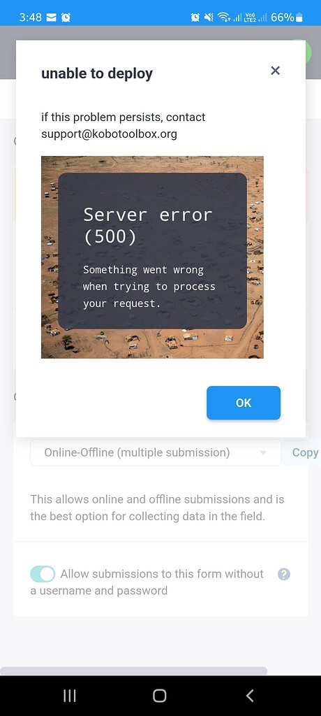 Issue with Child Project Deployment on KoboToolbox - Form Building - KoboToolbox Community Forum