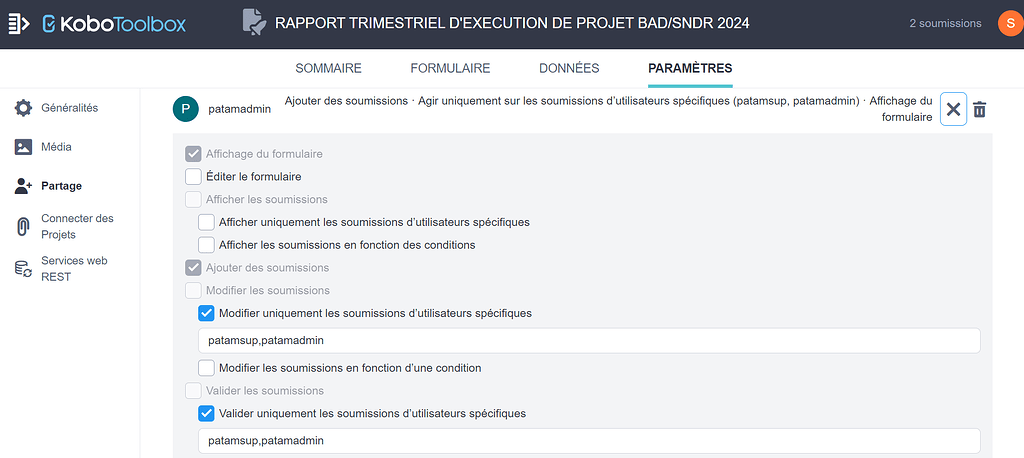 Unable to share project with specific user - Data Collection - KoboToolbox Community Forum