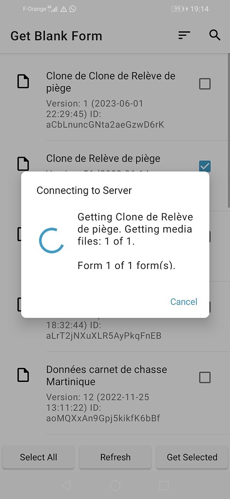Form download failed on KoboCollect - Data Collection - KoboToolbox Community Forum