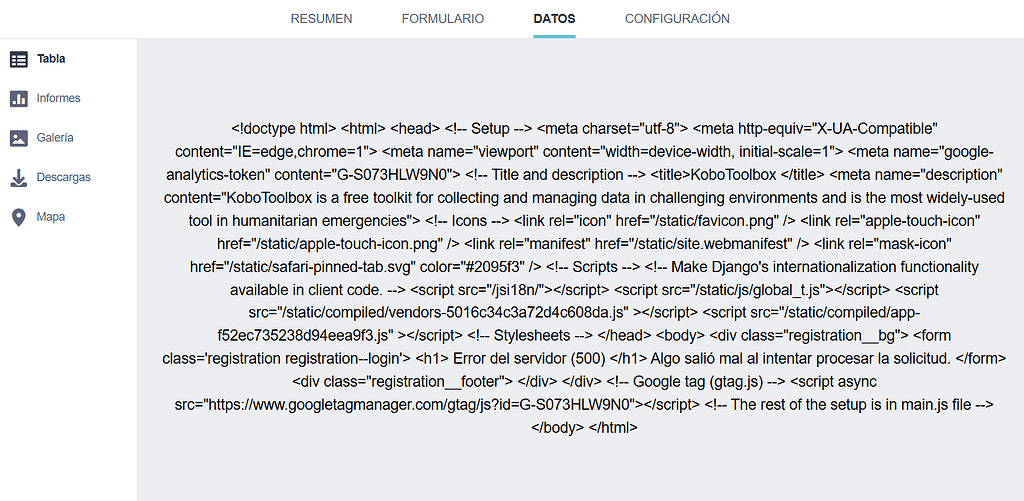 I am having issues viewing my project data - Data Management - KoboToolbox Community Forum