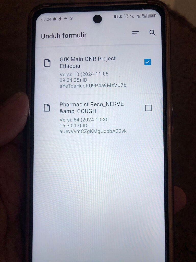 Error When Download Formulir "An Error Occurred while execution doInBackground()" - Data ...