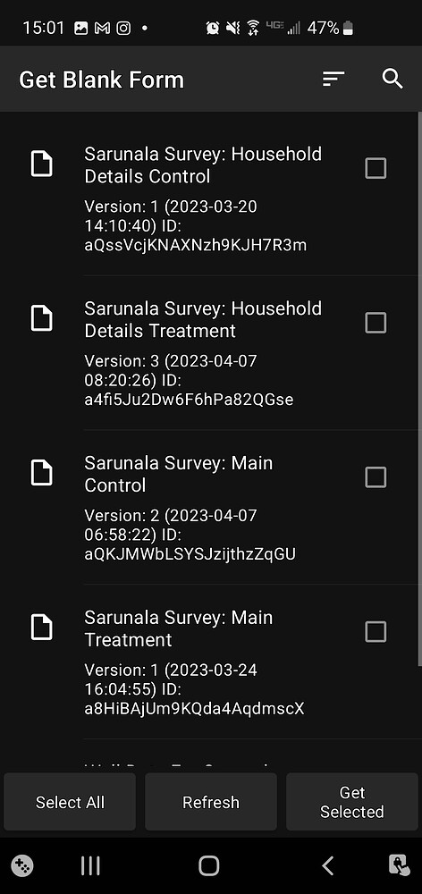 Not able to get blank forms to the app - Data Collection - KoboToolbox Community Forum