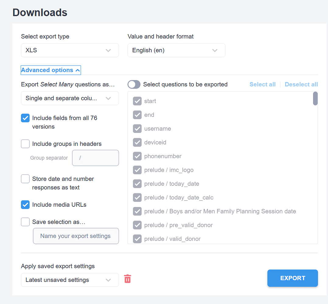 Issue with Disappearing Data in Exported Raw Data Files - Data Management - KoboToolbox ...