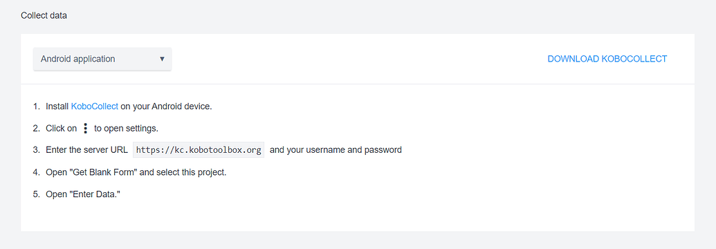 How To Stop Data Collection By Link And Allow Only Kobocollect Application Data Collection