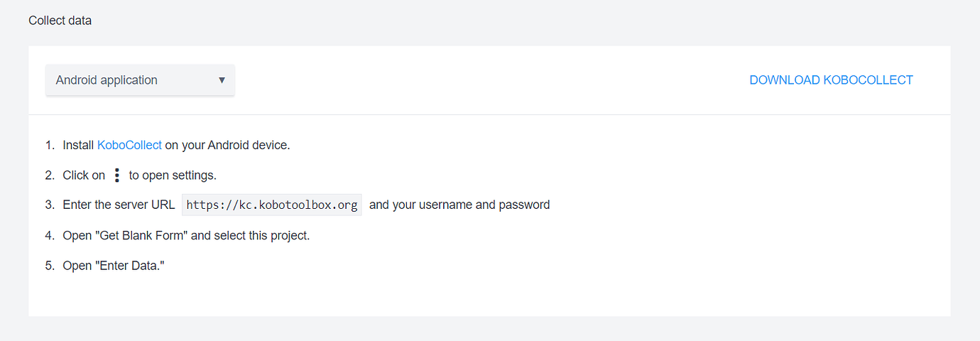 How to stop data collection by link and allow only kobocollect application - Data Collection ...
