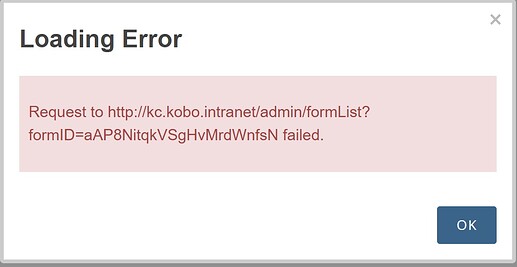 Loading Error - Request failed - Kobo On Your Own Server - KoboToolbox Community Forum