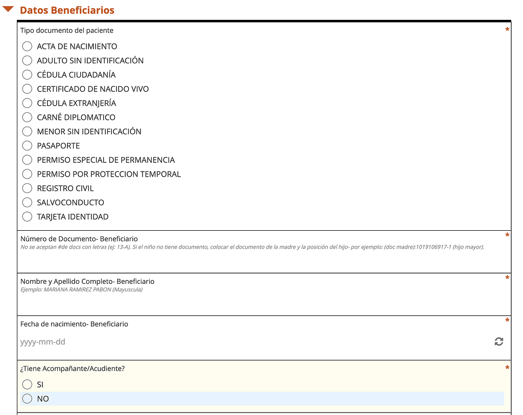 Autofill Beneficiary Data if Previously Registered – Is it possible? - Form Building ...