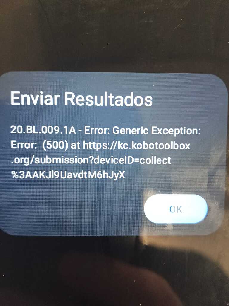 Error 500 when i try to submit collected forms to server - Data Collection - KoboToolbox ...