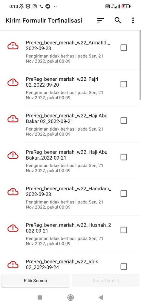 Submissions show 'error' after click sending - Data Collection - KoboToolbox Community Forum