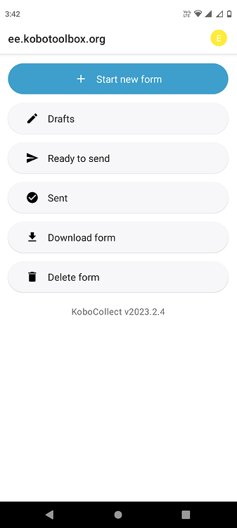 I am not getting a blank form on my kobocollect mobile app - Data Collection - KoboToolbox ...