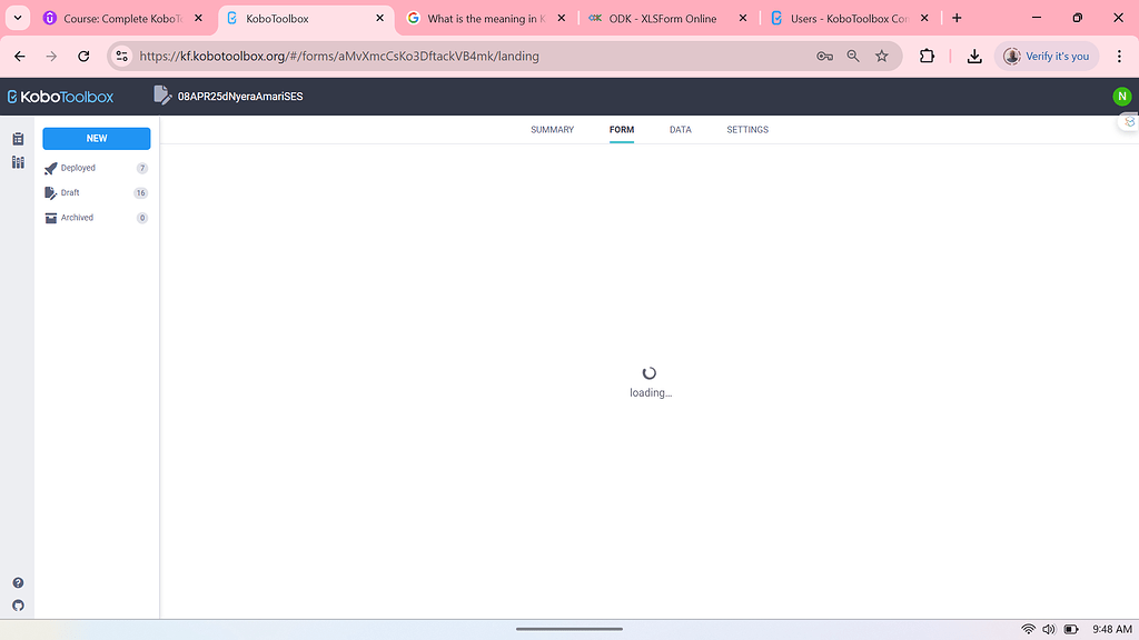 Problem uploading revised XLSform to Kobo - Form Building - KoboToolbox Community Forum