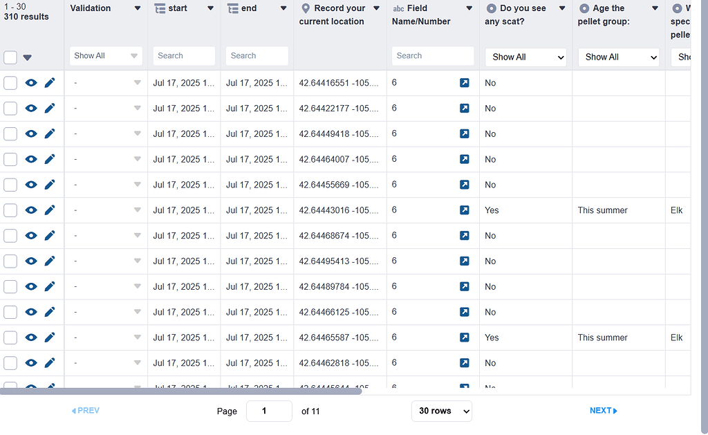 Some data columns not exporting - Data Management - KoboToolbox Community Forum