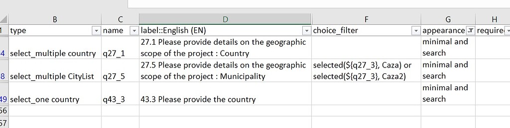 Minimal and search - Form Building - KoboToolbox Community Forum