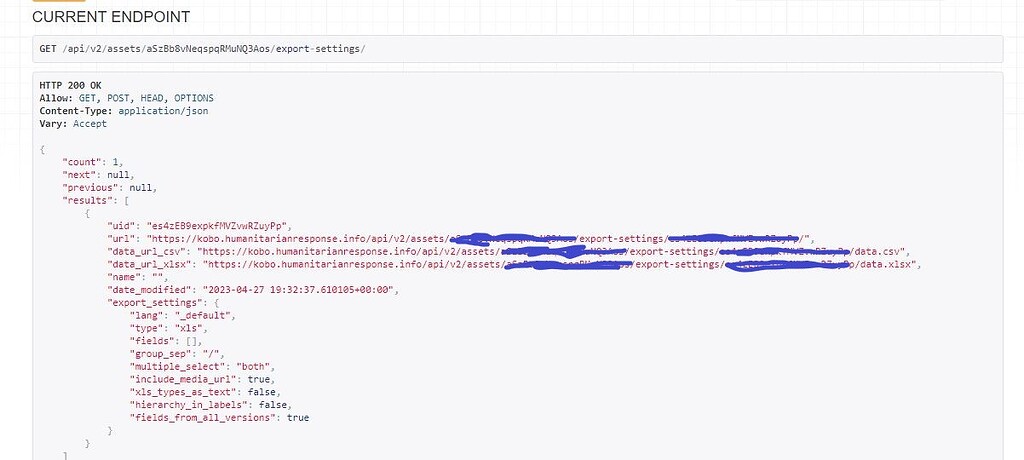 Data Export to Excel using synchonus export feature - Data Management - KoboToolbox Community Forum
