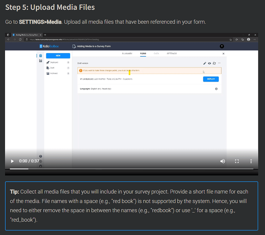 How to upload CSV file in KoboToolbox? - Form Building - KoboToolbox Community Forum