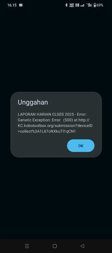 Error during data submission - Data Collection - KoboToolbox Community Forum