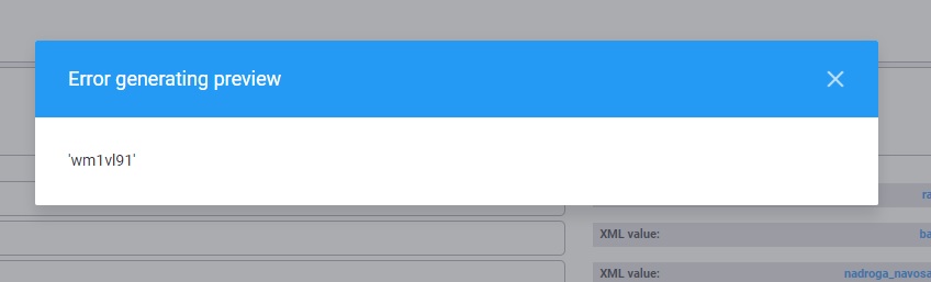Error generating preview- 'wm1vl91' error - Form Building - KoboToolbox Community Forum