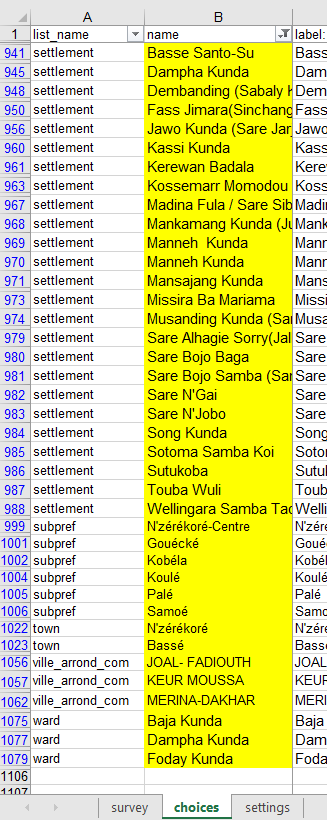 Error loading survey: cascading choices can only reference one choice list" when I try to edit ...