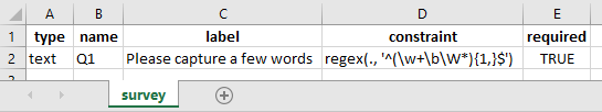 Regular expression I'm having problem with - Form Building - KoboToolbox Community Forum