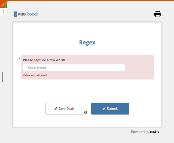 Regular expression I'm having problem with - Form Building - KoboToolbox Community Forum
