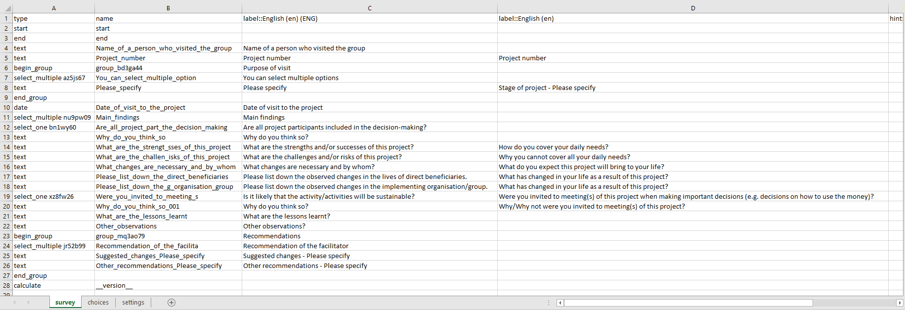 Form content not visible in Enketo while collecting data - Form Building - KoboToolbox Community ...
