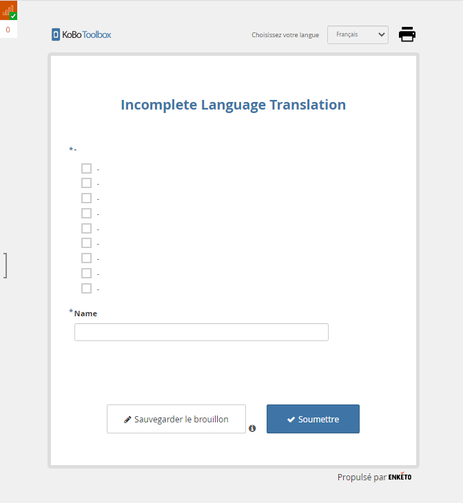 Form content not visible in Enketo while collecting data - Form Building - KoboToolbox Community ...