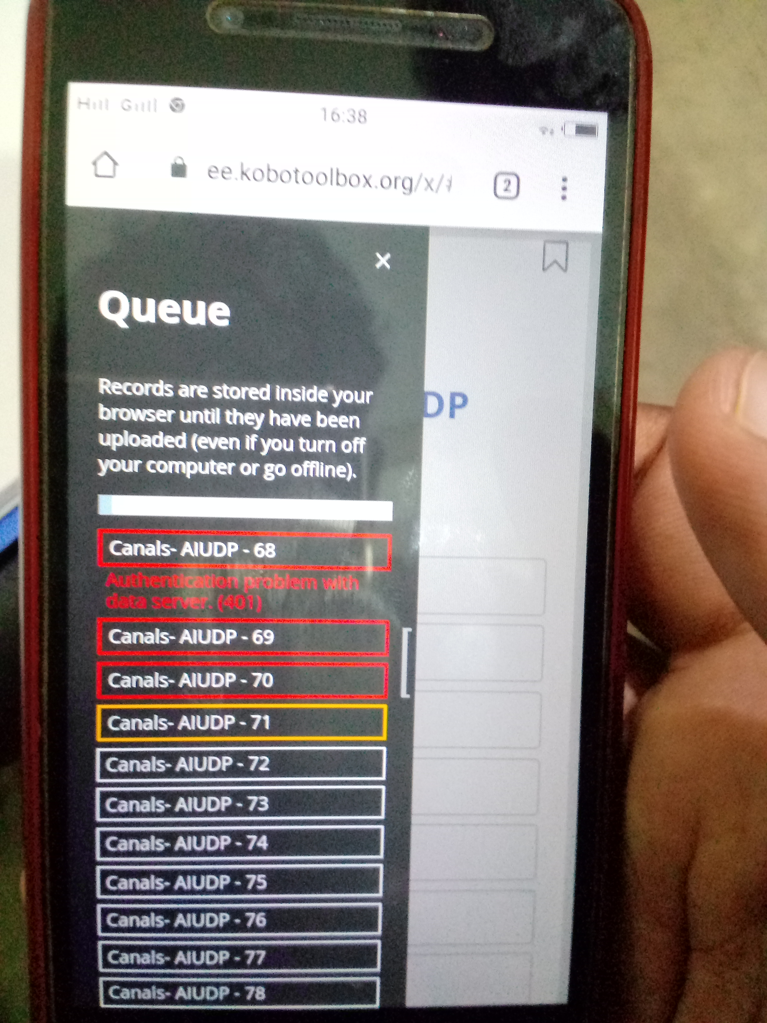 Authentication problem data server (401) - Data Collection - KoboToolbox Community Forum