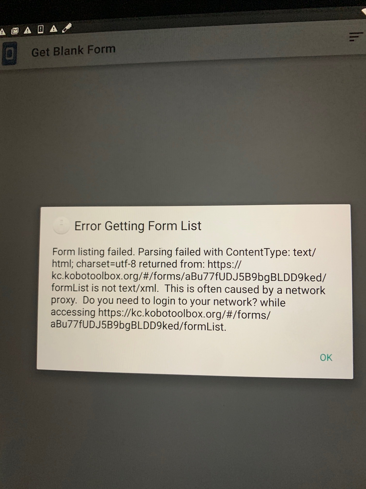 Error in deployed form - Data Collection - KoboToolbox Community Forum