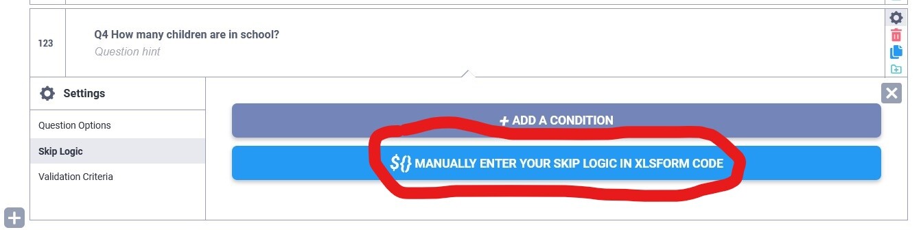 Skip logic in XLSForm code is not retained - Form Building - KoboToolbox Community Forum