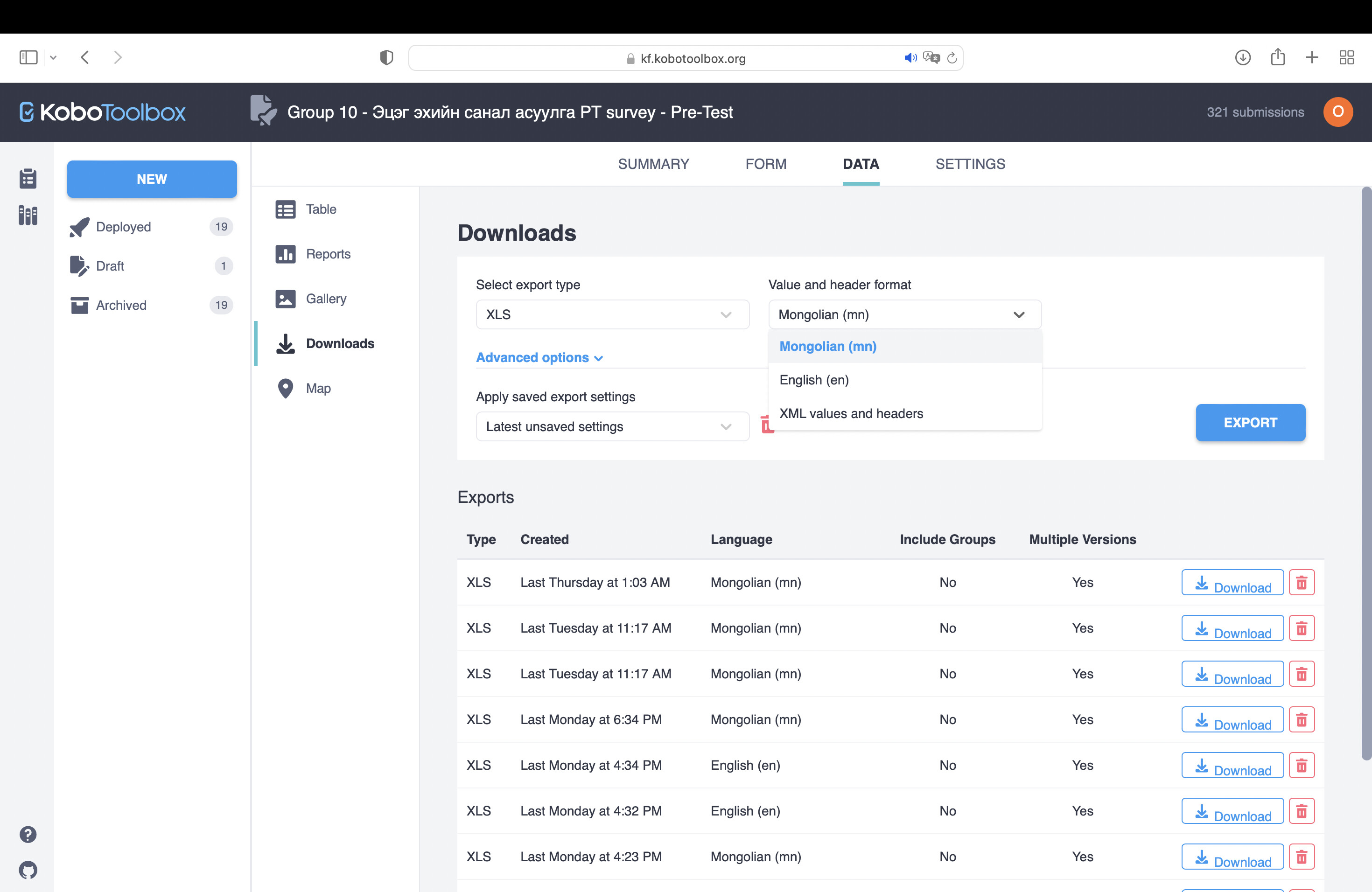 Exported Data Makes No Sense - Data Management - KoboToolbox Community Forum