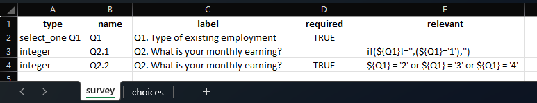 Want to add more than one custom logic for mandatory response OR one custom logic for NOT ...