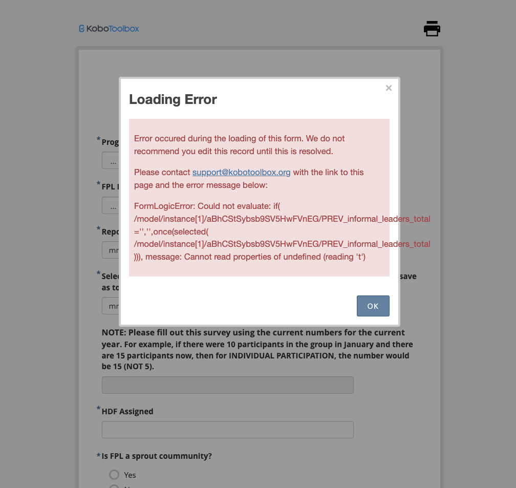 Enketo bugs/unexpected behavior - Data Collection - KoboToolbox Community Forum