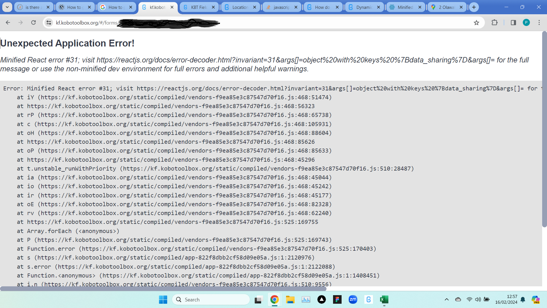Dynamic data link hanging up - Form Building - KoboToolbox Community Forum