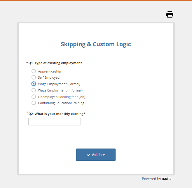 Want to add more than one custom logic for mandatory response OR one custom logic for NOT ...