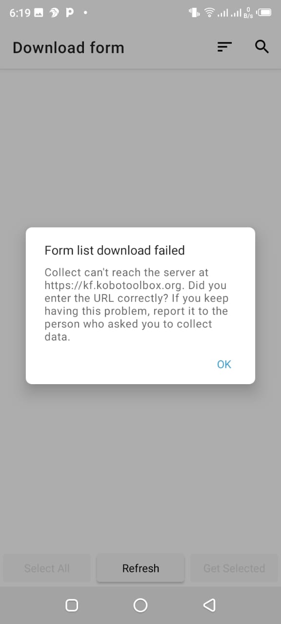 I am having challenge fetching my forms from the server - Data Collection - KoboToolbox ...