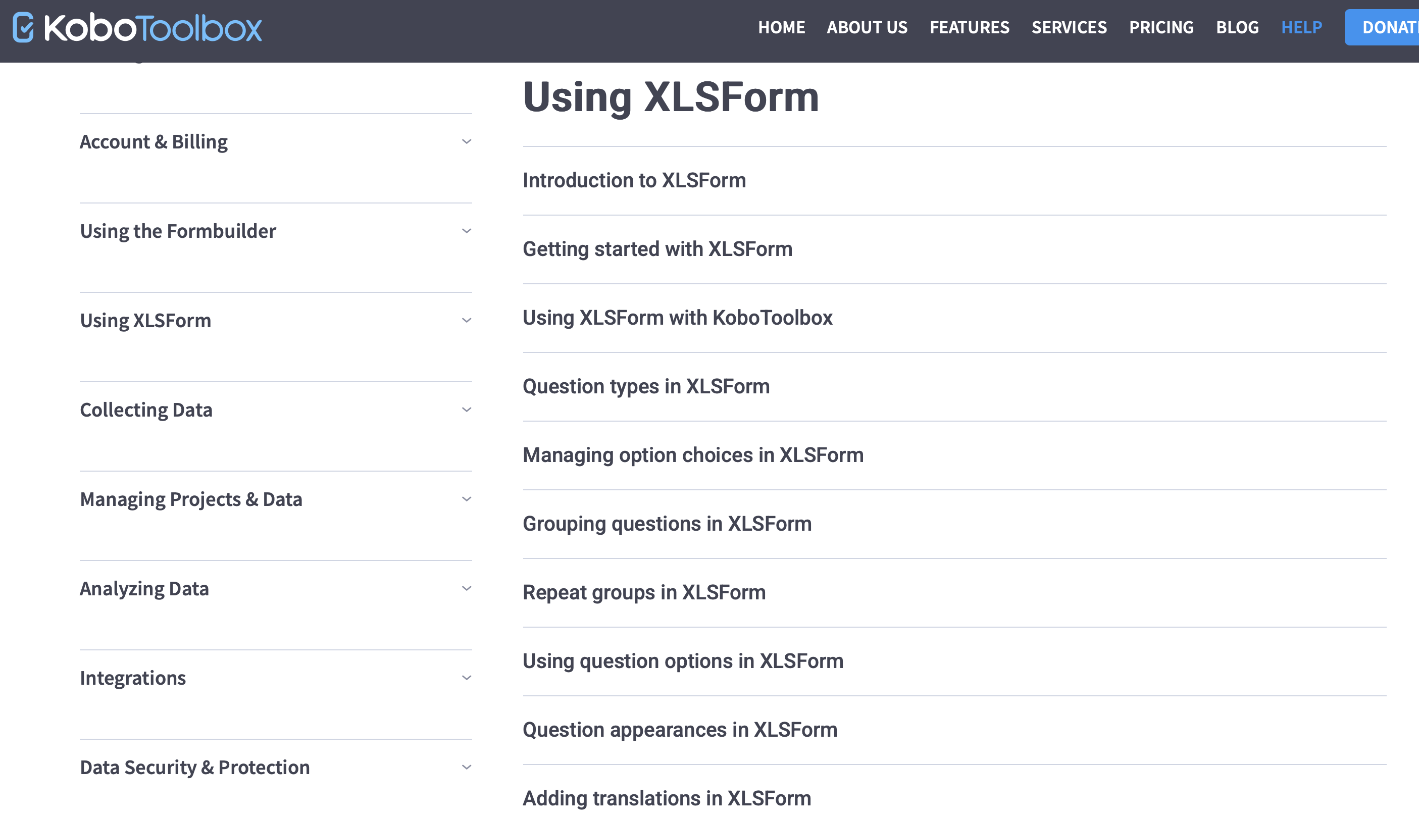 🎉 New Support Section: Using XLSForm - Support Article - KoboToolbox ...